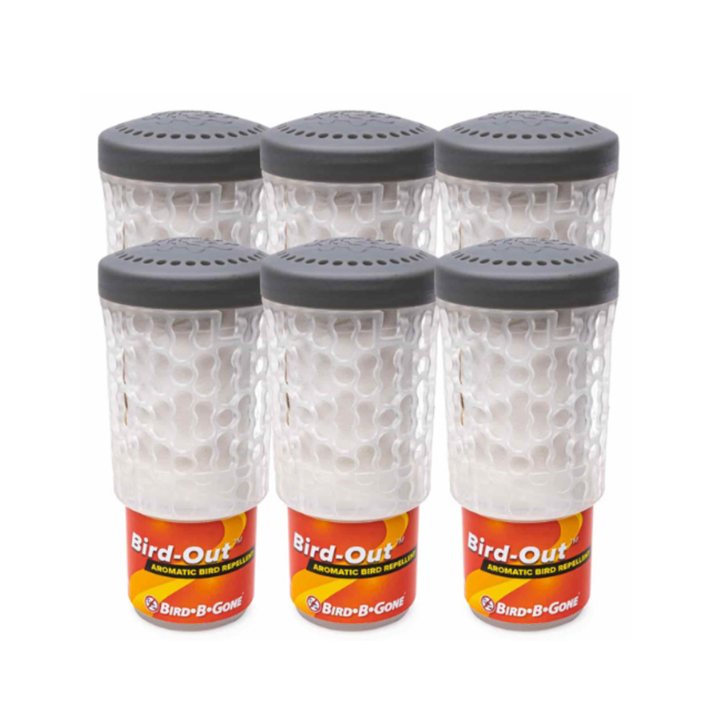 Bird-Out Aromatic Bird Repellent 6-Pack (REFILLS ONLY) – PESTSTOP