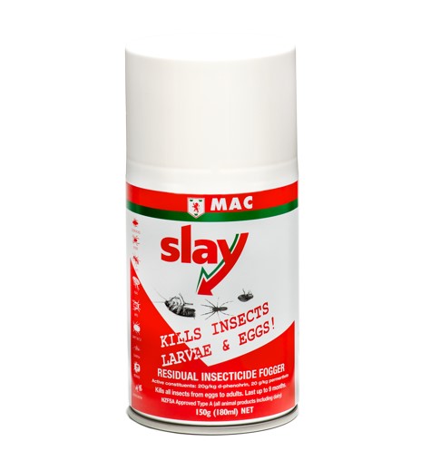 MAC Slay Residual Insecticide – Total Release Fogger 150g – PESTSTOP